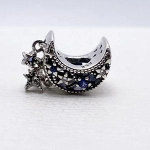 Pandora | Jewelry | Pandora Charm Star Crescent Moon Charm With Cz ...